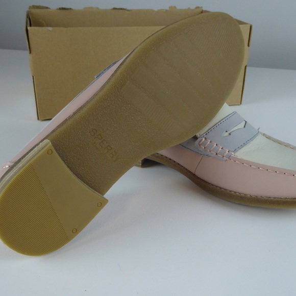 Sperry | Shoes | Sperry Seaport Penny Loafers Leather Tritone Nib ...